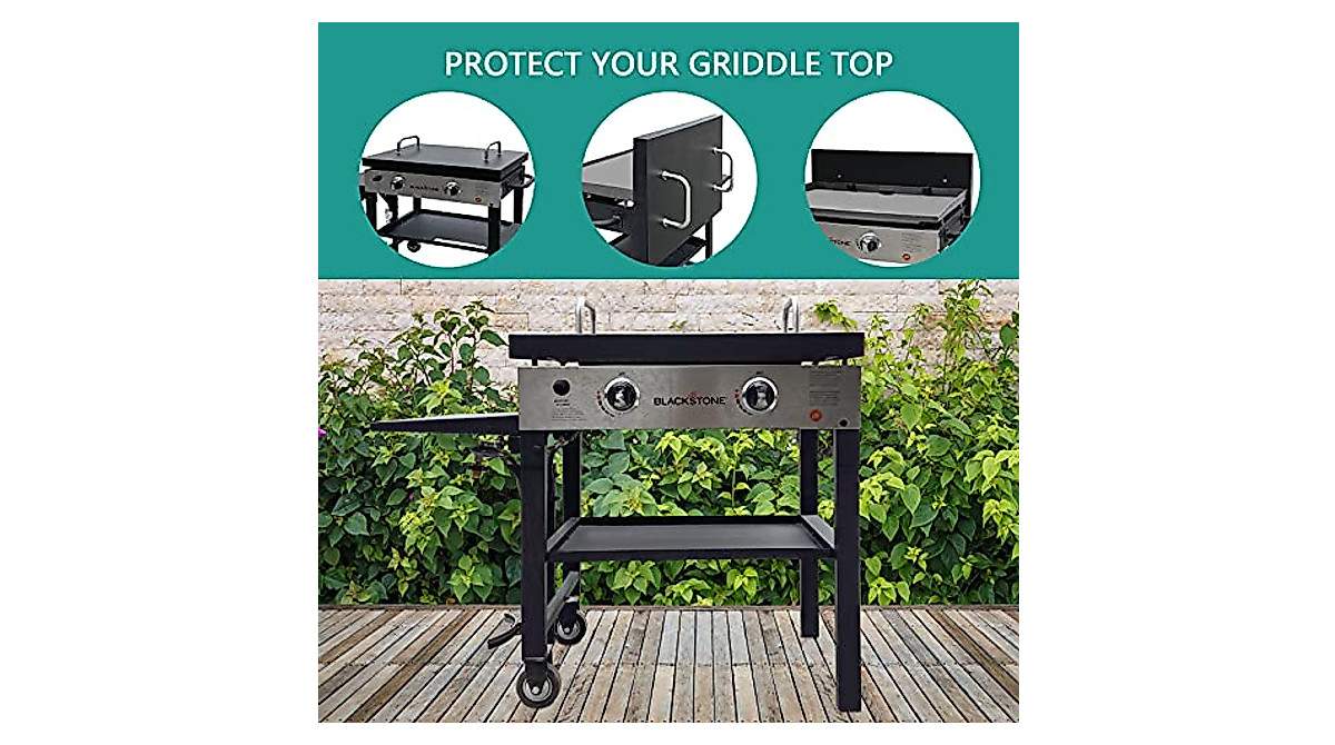 EasiBBQ 5003 Hard Cover & 1529 Grill Cover for Blackstone 28" Griddle