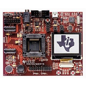 TEXAS INSTRUMENTS MSP-EXP430F5438 EVAL BRD, MSP430F5438, EXPERIMENTER BRD