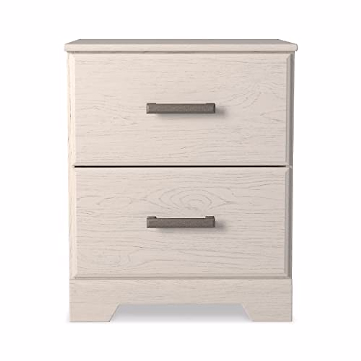 Signature Design by Ashley Stelsie Contemporary Two Drawer Nightstand, White