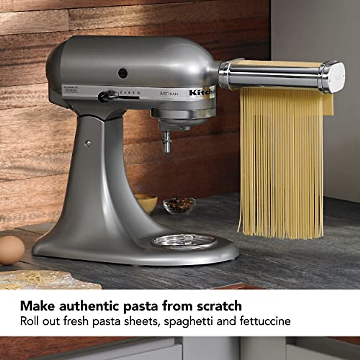KitchenAid 3-Piece Pasta Roller & Cutter Set Attachment, Silver