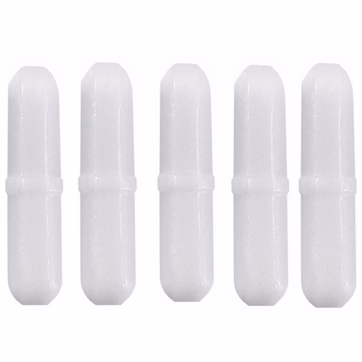 Magnetic Stirrer Stir Bars, Diameter 0.32" (8 mm), Length 1.2" (30 mm), 5 Pieces