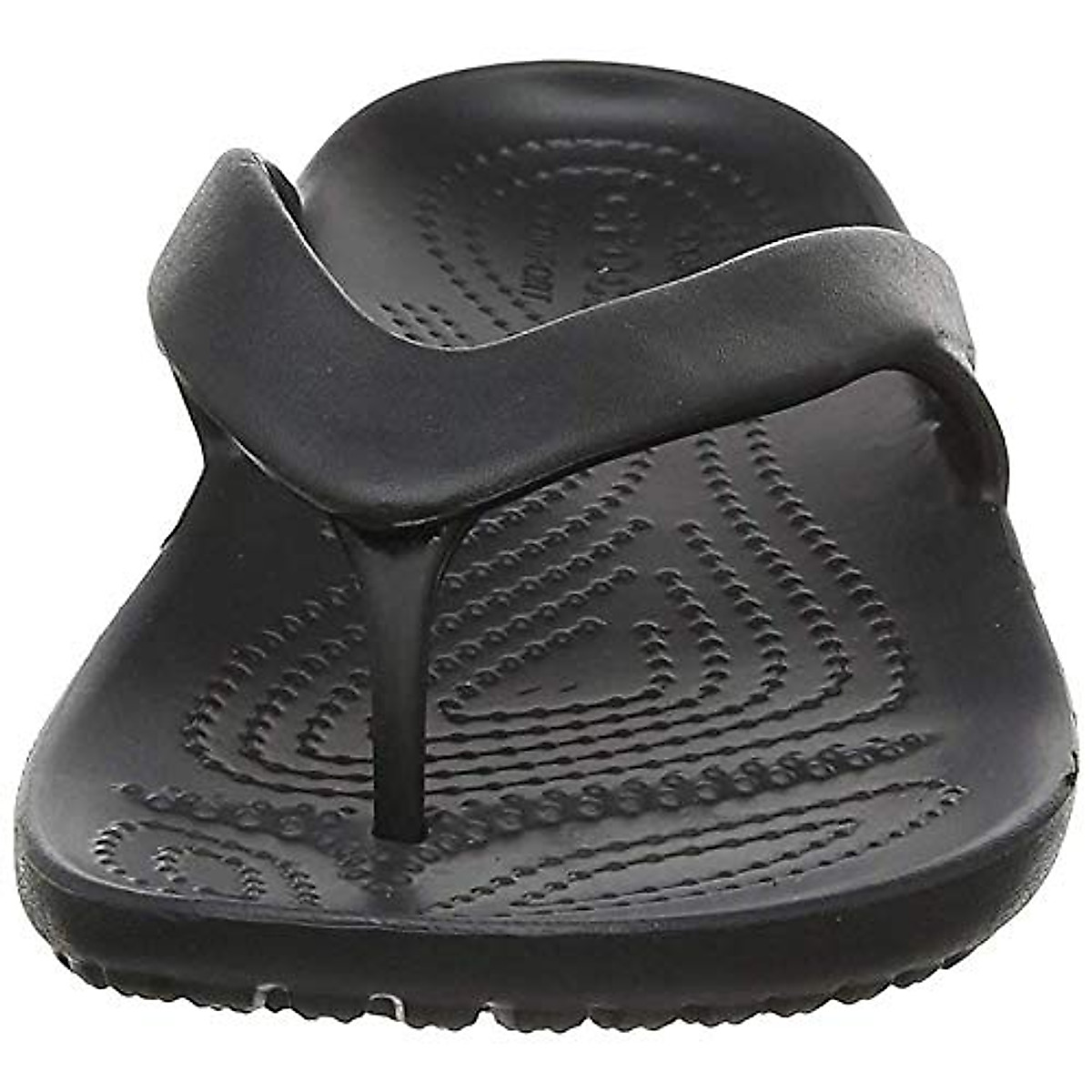 Crocs womens Kadee Ii Flip Flop, Black, 10 US
