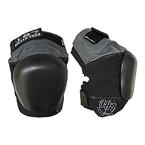 187 Killer Pads Pro Derby Pad, Black / Grey, Medium