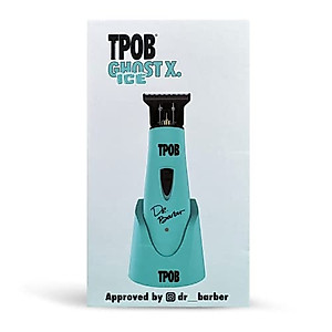 TPOB Ghost X Beard Trimmer Hair Clippers for Men, Professional Hair Trimmer Zero Gapped T-Blade Trimmer Cordless Rechargeable Edgers Clippers Electric Beard Trimmer Shaver (Ghost X Ice)