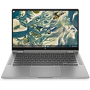 HP Chromebook x360 14c-cc0013dx 14" Full HD (1920 x 1080) IPS Touchscreen, Intel Core i3-1115G4, Intel UHD Graphics, 8 GB DDR4 RAM, 128 GB SSD Storage, Wifi and BT, Chrome OS, Mineral silver (Renewed)