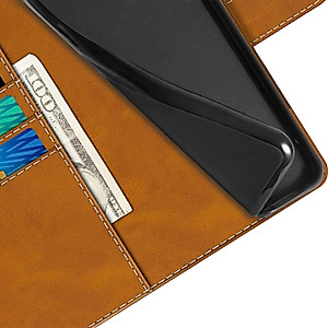 MILEGAO Leather Case for Samsung Galaxy S9 Plus Magnetic Phone Case with Wallet and Card Slot + [2 Pack] Tempered Glass Screen Protector for Samsung Galaxy S9 Plus (6.2”)