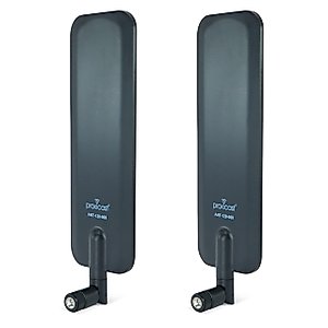 Proxicast 4G/5G/CBRS Universal Wide-Band 6 dBi Omni-Directional Swivel Terminal Antenna (SMA Male) - Compatible with Cisco, Cradlepoint, Digi, MoFi, Pepwave, Sierra and Others (ANT-120-008-2PK)