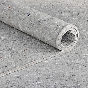 RUGPADUSA 100% Felt 9x12 Rug Pad for Hardwood Floors, 1/4 Inch Thick Cushioning - Prolong The Life of Your Rugs and Flooring, Safe for all Floors and Finishes