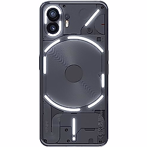 Nothing Phone 2 5G Dual 256GB 12GB RAM Unlocked (GSM Only | No CDMA - not Compatible with Verizon/Sprint) Global, NGP Wireless Charger Included – Dark Grey