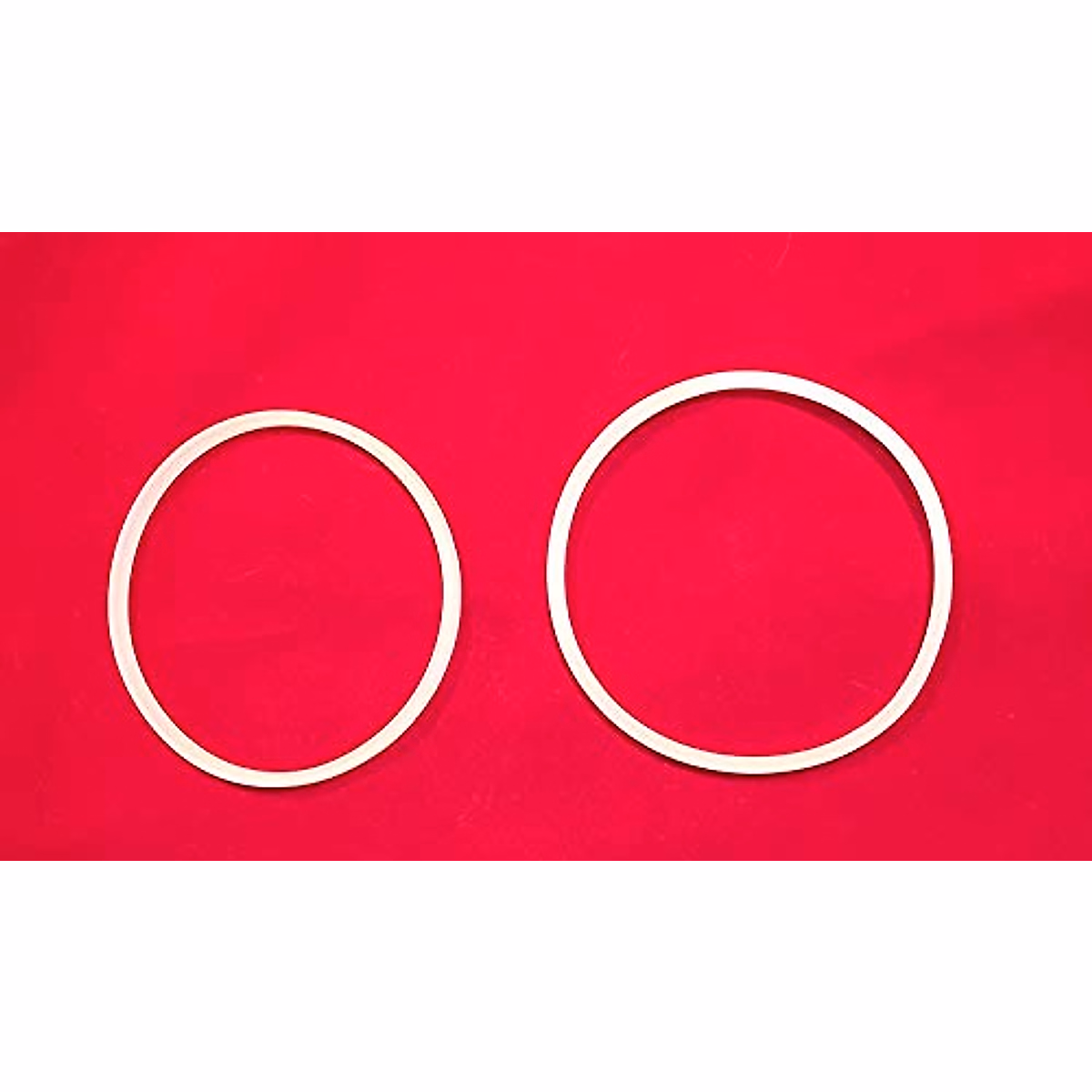 Suitable For Bella Personal Size Rocket Blender Replacement Parts (Two gaskets 3" Diameter) White O-ring Compatible with Magic Bullet 250W