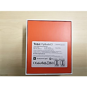 Tribit Wireless Earbuds, Qualcomm QCC3040 Bluetooth 5.2, 4 Mics CVC 8.0 Call Noise Reduction 50H Playtime Clear Calls Volume Control True Wireless Bluetooth Earbuds Earphones, FlyBuds C1 White