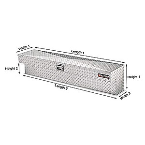 Lund 5772 Challenger Series Brite Single-Lid Side-Mount Specialty Storage Box