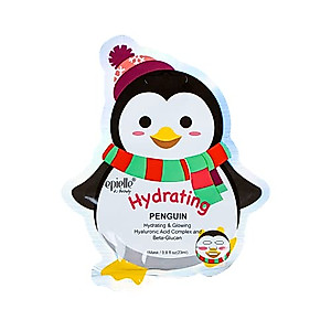 Epielle Christmas Holiday Character Sheet Mask Assortments,- Santa, Reindeer, Snowman, Elf, Stocking Stuffers, Christmas Gift Ideas (6pk) Birthday Party Gift for her kids, Spa Day Party, Girls Night | Holiday Stocking Stuffers