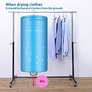 Nekithia Portable Dryer,Mini Electric Drying Rack,900W Small Children's Clothes Dryer,Portable Dryer for Apartments、Family,Travelling.