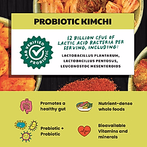 Olive My Pickle Fermented Kimchi - 48 Ounces | 3-Pack Bundle of Probiotic Daikon Radish Kimchi | Fresh & Flavorful Korean Food with Natural Probiotics for Gut Health - Perfect for Ramen & Spicy Noodles