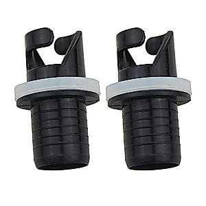 UP100 4PCS Inflatable Kayak Boat Air Foot Pump HR Hose Adapter H-R Valve Adapter (Length of 5cm)