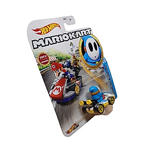 DieCast Hotwheels Mario Kart Light Blue Shy Guy Standard Kart - Toty Winner 2021