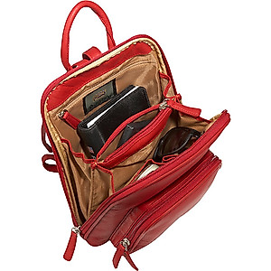 Osgoode Marley Cashmere Small Organizer Backpack (Brandy) Medium