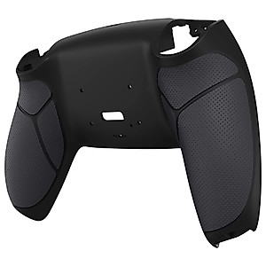Black Performance Rubberized Grip Redesigned Back Shell for PS5 Controller eXtremerate RISE & RISE4 Remap Kit - Controller & RISE Remap Board NOT Included