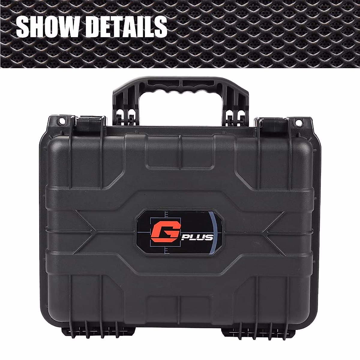 G-PLUS Graded Card Storage Box Compatible with BGS PSA SGC FGS Weatherproof Graded Sports Trading Cards(Large, Black)