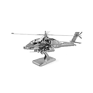 Metal Earth AH-64 Apache 3D Metal Model Kit Fascinations