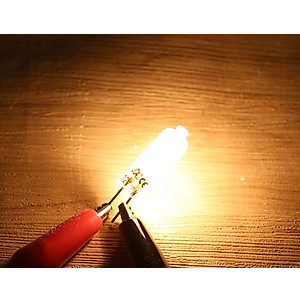 10W Halogen Bulbs G4 10W 12V Halogen Light Lamps G4 Base Halogen 10W 12 Volt T3 JC Lamp Halogen Bulbs,G4 Bi-Pin Base,Low Voltage 12V, Frosted Glass Lense,12 Pack