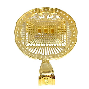 27-38 MM DIAMETER APOSTLES LAST SUPPER PENDANT CHARM REAL 10K YELLOW GOLD SG-2014 (27 MM)