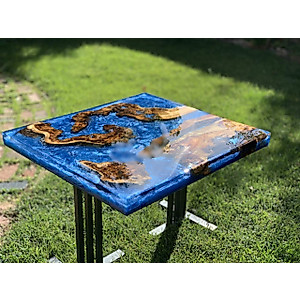 Deep Pour Epoxy Resin Kit Crystal Clear Liquid Glass 2-4 inch 1.5 GL, Food Grade Safe Self Levelling Epoxy Kit, Clear Epoxy Resin Wood Filler, Clear Casting Resin, River Table Epoxy Resin 2:1