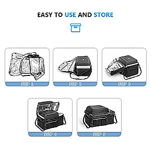 F40C4TMP Insulated Protective Cover Transit Bag for 24 Quart Portable Refrigerator Fridge