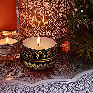 Calm Life Citronella Candles Outdoor and Indoor 8 x 4.4 Oz Natural Soy Wax Scented Candles Gift Set