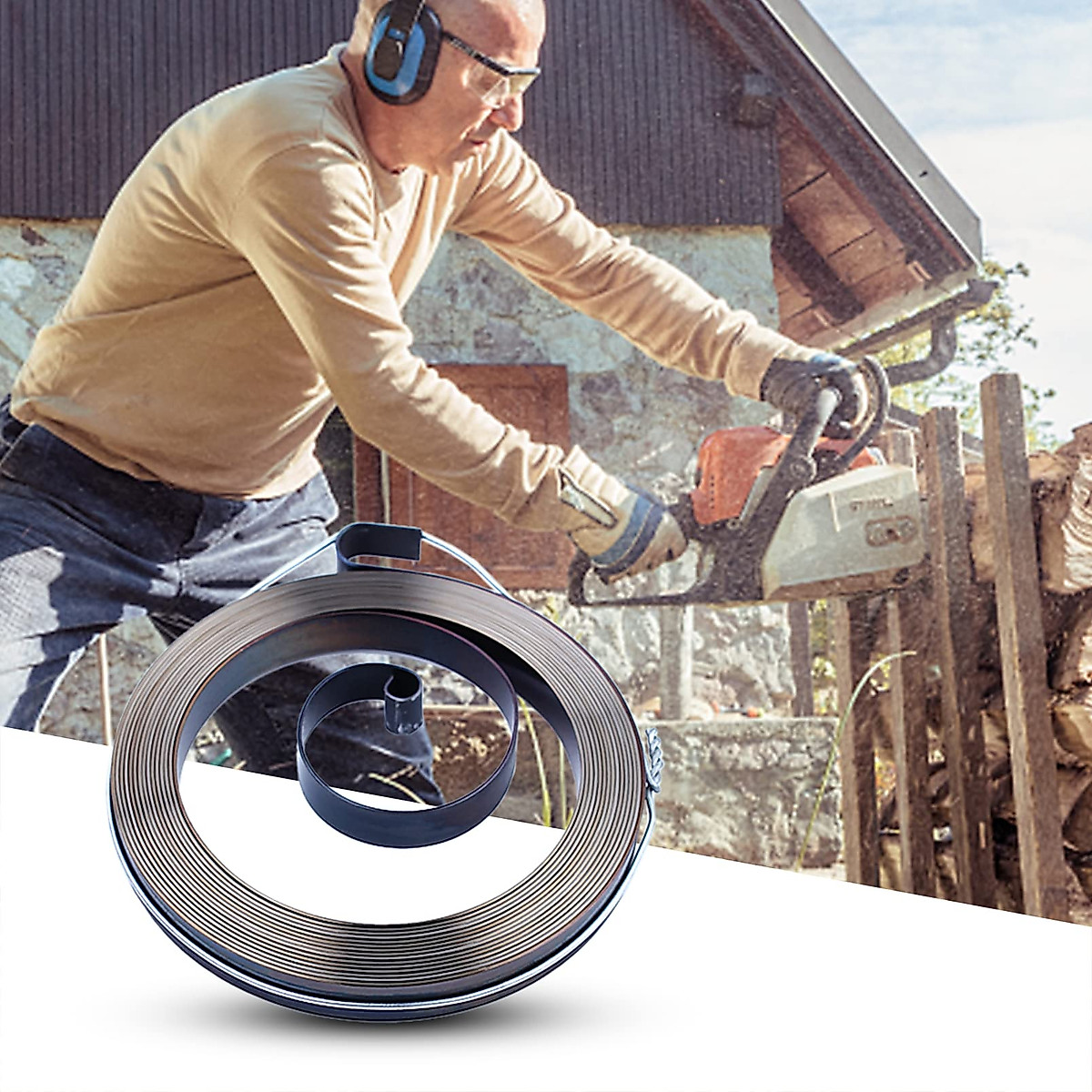 Adefol Starter Spring for Craftsman Poulan PP033 PP133 PP330 PP333 PPB335 P3314 P3416 Chainsaw