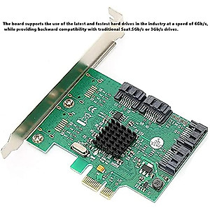 Hard Disk Expansion Card,Hard Disk Expansion Card PCIE SATA? 88SE9215 Portable Computer Accessories 6Gbps 2.0?Channel,Hard Drive Controller Card