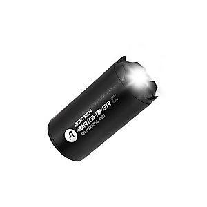 ACETECH Airsoft Pistol/Riffle Tracer Unit Brighter C 14mm CCW Negative Thread with M14 to M11+ Adaptor Glow in The Dark Green/Gel BB LED Beam Lighting Effect (Black)