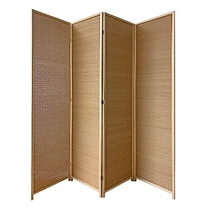 Screen Gems Room Divider, Natural Brown