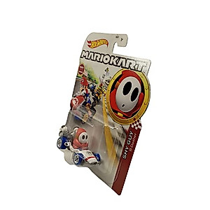 HW Character Cars Mario Kart Shy Guy B-Dasher Die-cast 1/64 Scale Vehicle