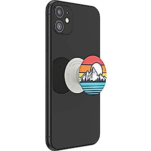 ​​​​PopSockets: Phone Grip with Expanding Kickstand, Pop Socket for Phone - Sunset Peaks