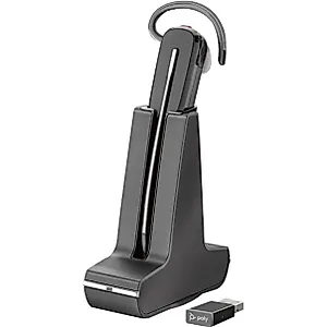 Plantronics Savi 8240 UC Convertible, Wireless Headset, Black