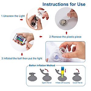 XLYLKS 2 Pcs LED Beach Balls Glow in Dark Party Supplies, 16 Inch Led Beach Ball, IP68 Waterproof Light Up Ball for Swimming Pool, Beach Game, Hot Tub, Decor Outdoor Indoor