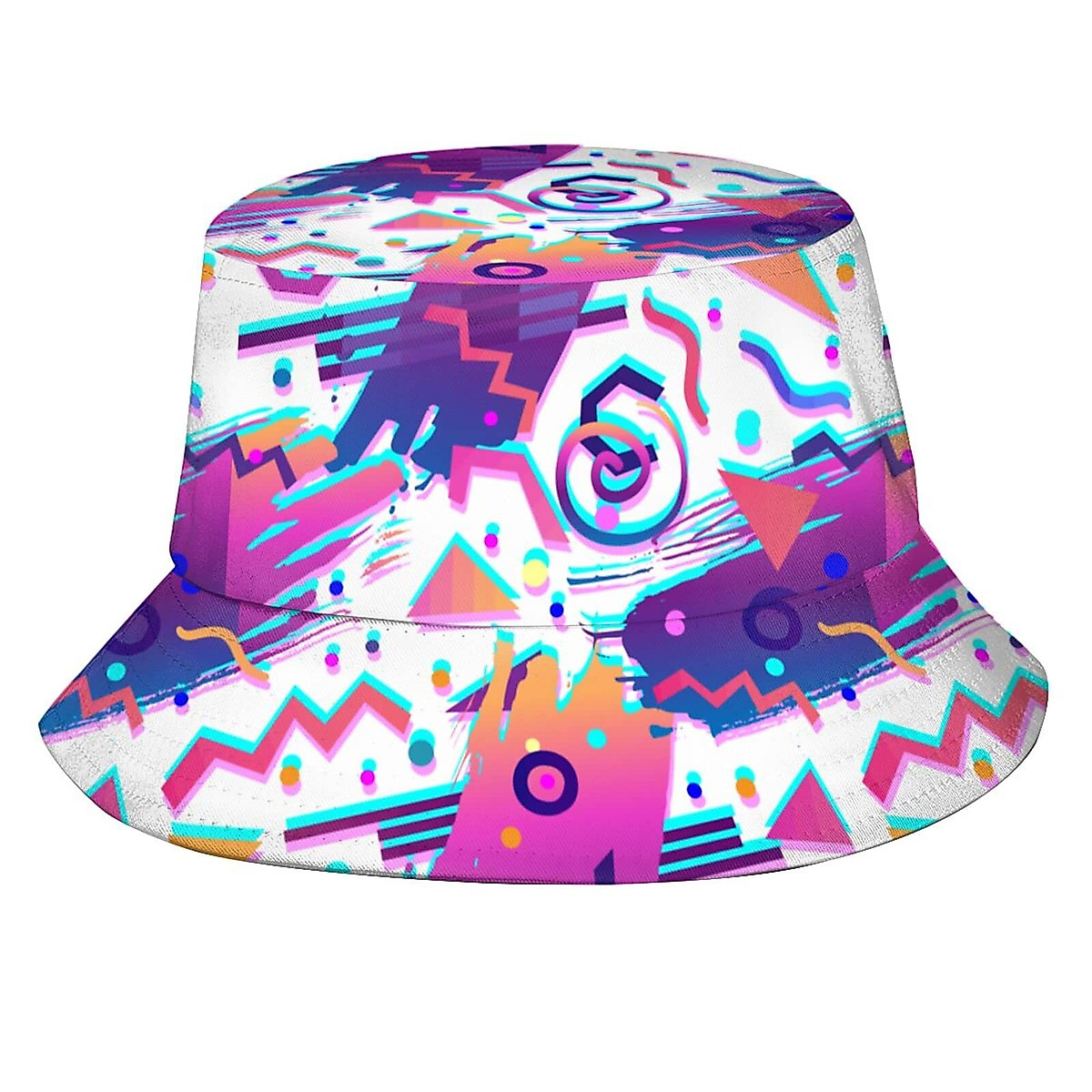 Retro 1980's 80s Vintage 1990's 90s Bucket Hat Fishing Hats Summer Travel Beach Sun Uv Protection Packable Fisherman Cap for Men Women Teens