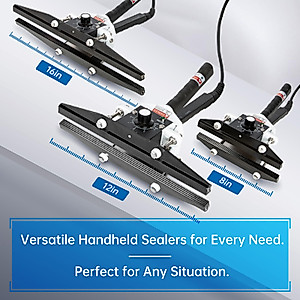 Portable Hand Held Heat Sealer Machine-R-PACK FKR-300, 12 Inches, For Foil Bag, Kraft Bag, Mylar Bag
