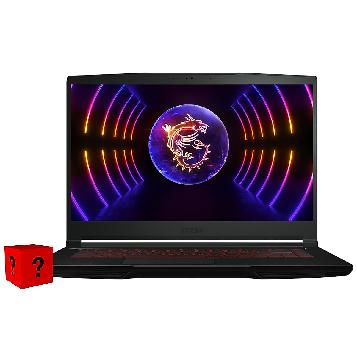 XOTICPC MSI Thin GF63 12VE Gaming Laptop (i5-12450H, 64GB RAM, 1TB NVMe SSD, RTX 4050 6GB, 15.6" FHD 144Hz, Windows 11) 2023 Gamer Notebook Computer
