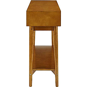 Crosley Furniture Landon Sofa Console Table with Drawers and Shelf for Hall, Entryway, or Living Room, Acorn