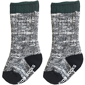 QandSweet Knitting Socks Keep Warm Unisex Baby Non-Slip Knee-High Stockings for Toddler Little Boy Girls 6-24 Months