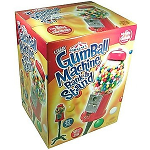 Classic Gumball Machine Bank and Stand (37" Tall)