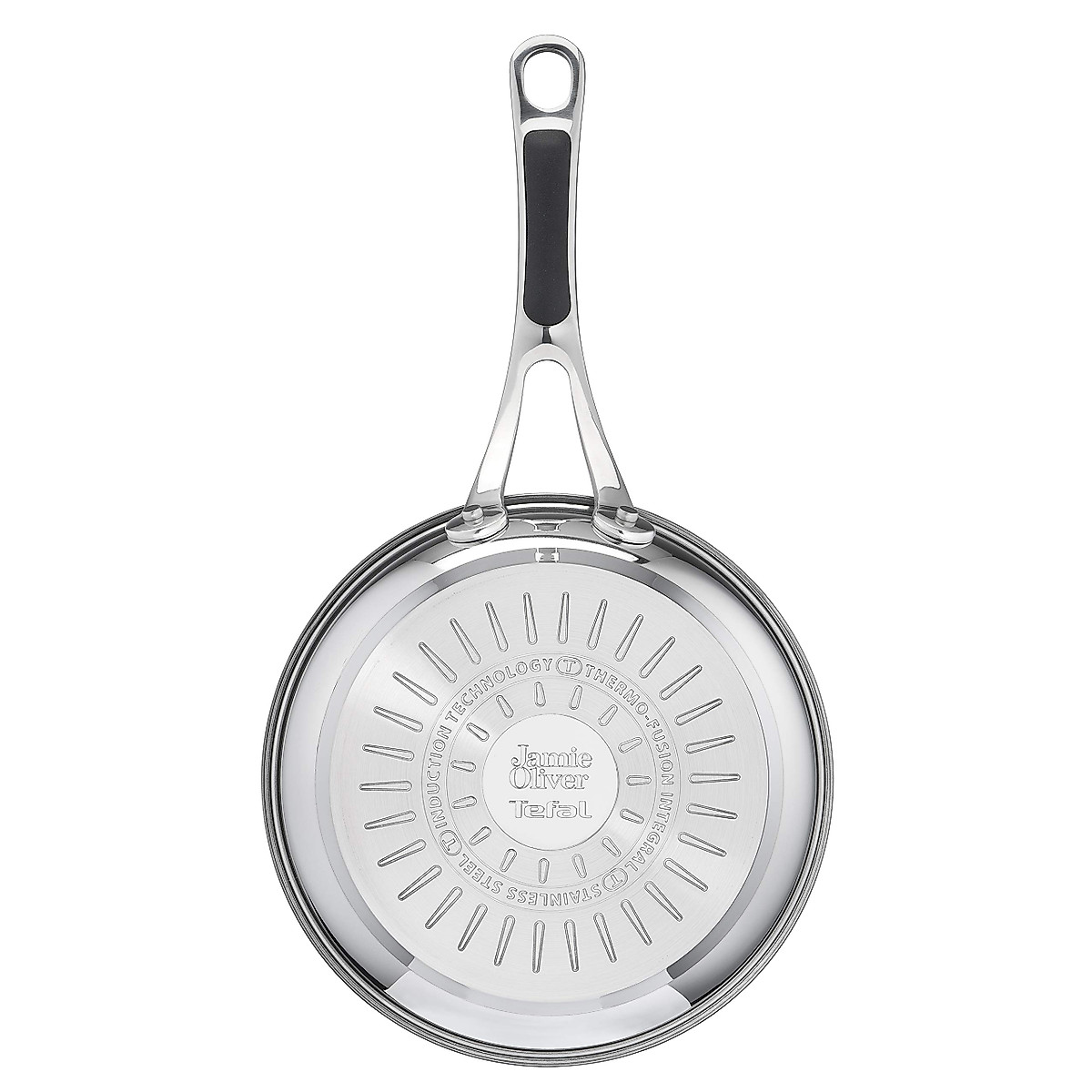 Tefal E30604 Cook`s Classic Frying Pan, 24cm, Jamie Oliver, Stainless Steel