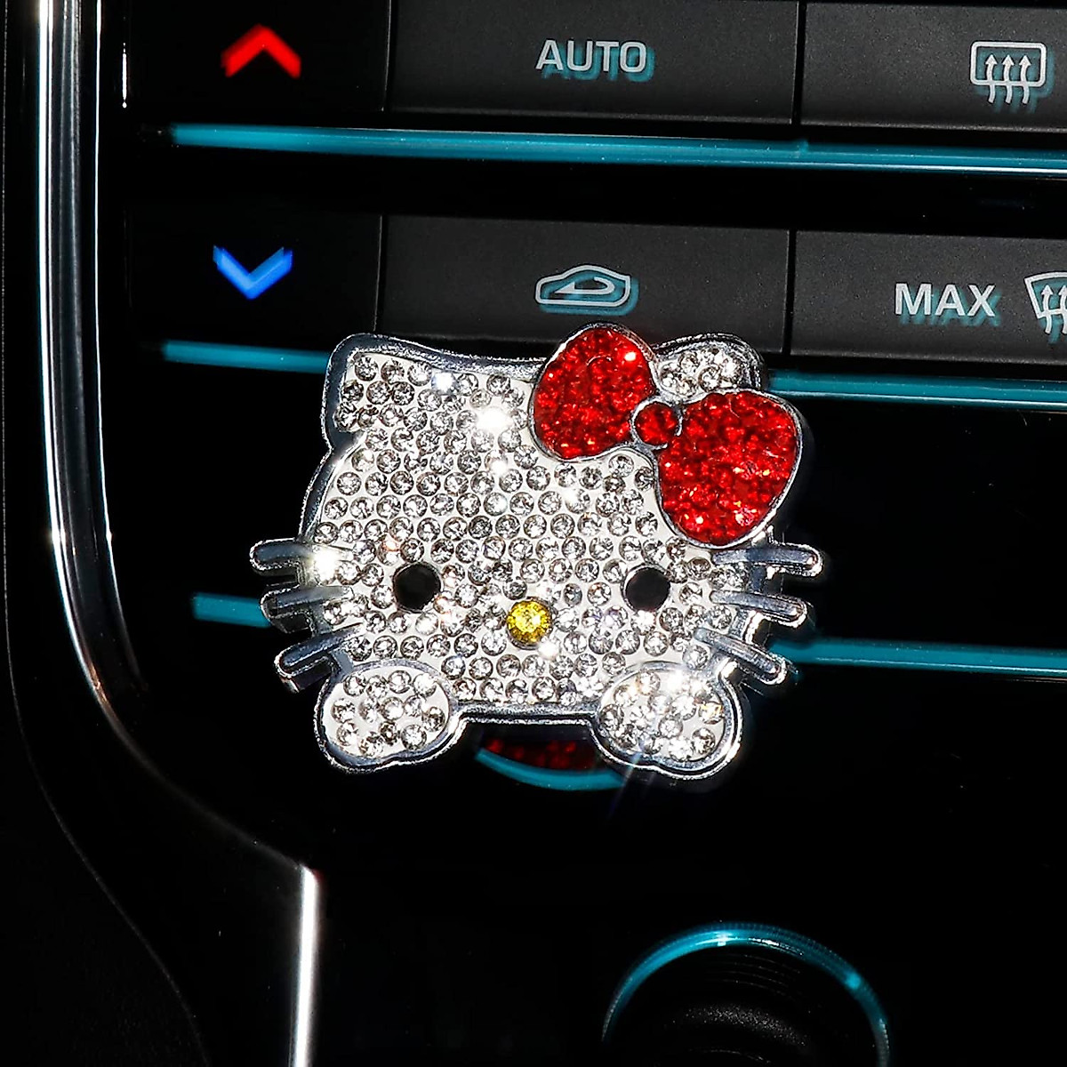 Bling Car Push to Start Button Cover Accessories, Crystal Rhinestone Car Engine Start Stop Button Cover, Auto Ignition Switch Cover, Cute Car Accessories for Women Decoration Interior Sticker