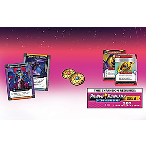 Renegade Game Studios Power Rangers Deck-Building Game: Omega Forever Expansion - Explansion to Power Rangers Deck-Building Game Core Set. Ages 14+, 2-4 Players, 30-70 Min,Multi