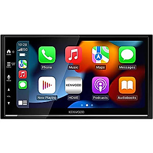 KENWOOD DMX7709S 6.8-Inch Capacitive Touch Screen, Car Stereo, CarPlay and Android Auto, Bluetooth, AM/FM Radio, MP3 Player, USB Port, Double DIN, 13-Band EQ Plus CMOS-230 Rearview Camera