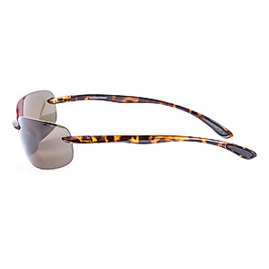 Mass Vision® Lovin Maui Bifocal Sunglasses Light Weight TR-90 Frames for Men and Women. (Tortoise, 1.0)