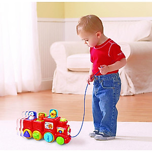 VTech Roll & Surprise Animal Train , Red, 6-36 months